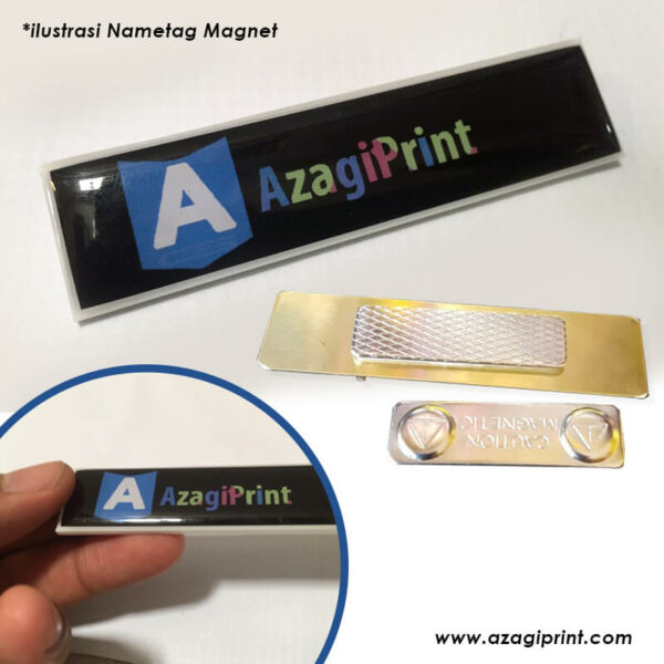 Jasa Cetak Name Tag No 1 Jakarta Murah + kirim alamat