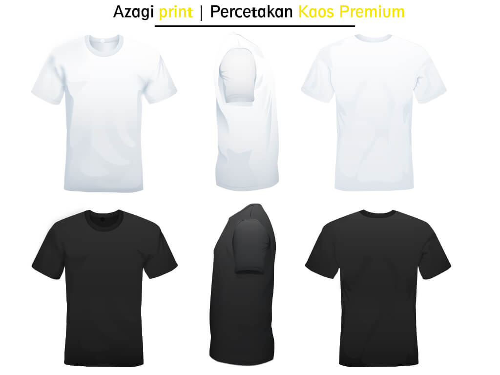 Percetakan Baju Kaos Di Jakarta Bahan Katun Premium
