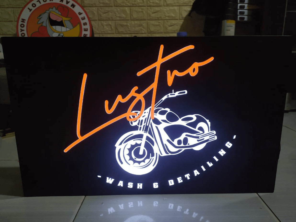 Jasa Cetak Stiker Neon Box - Azagi Print Murah dan Bergaransi 100%