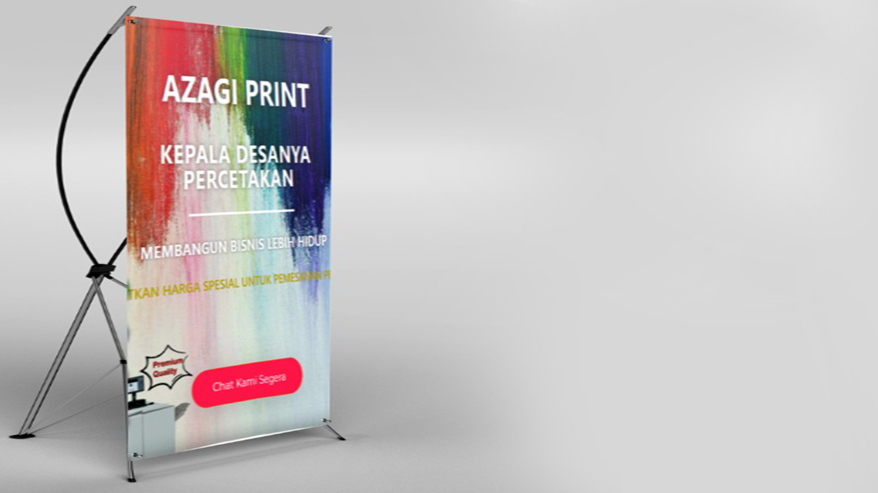 Cetak X Banner di Jakarta Barat Murah, Mudah 100% Garansi