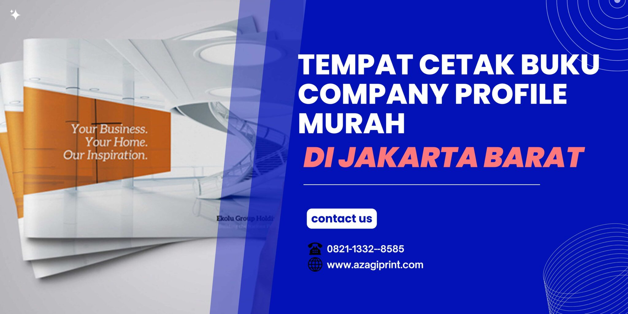 Tempat Cetak Buku Company Profile Di Jakarta Barat Murah - Azagi Print